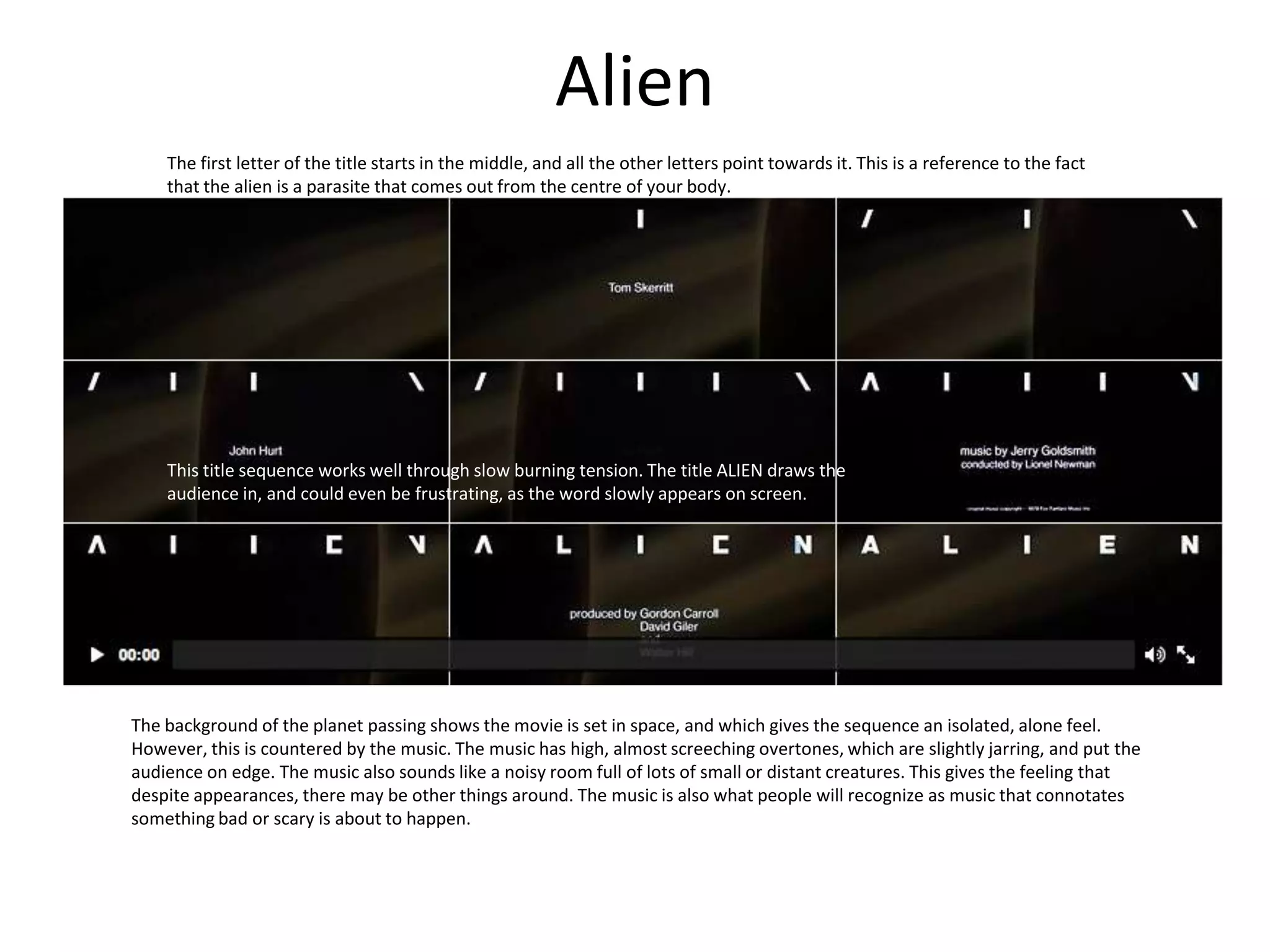 Analyse opening sequences | PPTX
