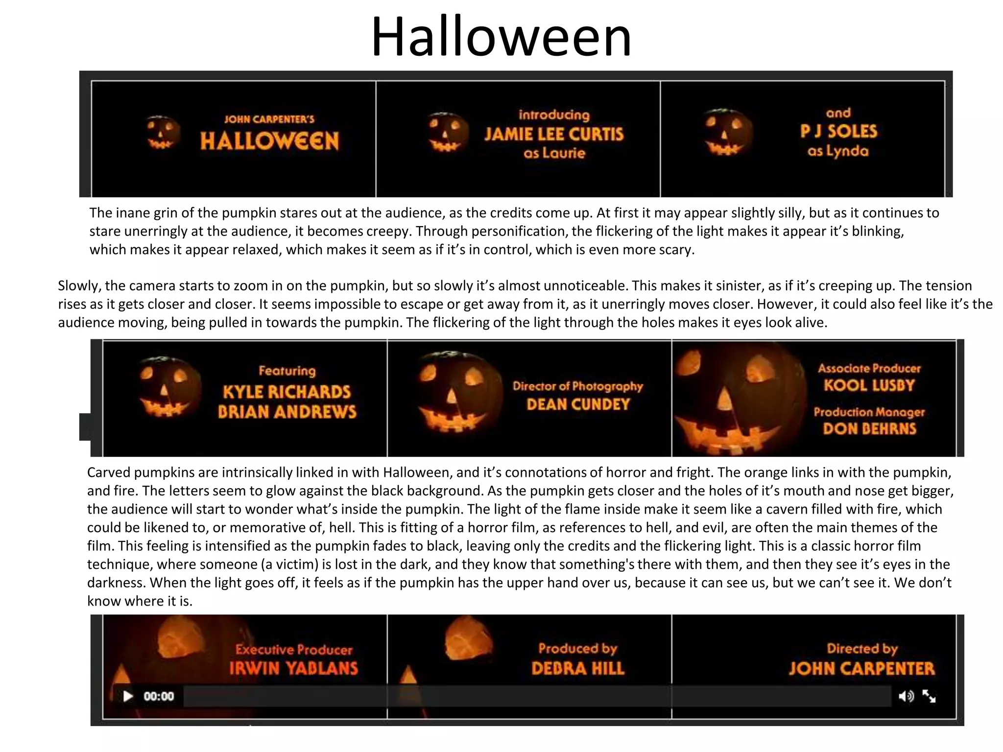 Analyse opening sequences | PPTX