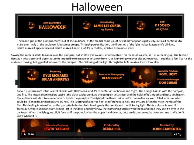 Analyse opening sequences | PPTX