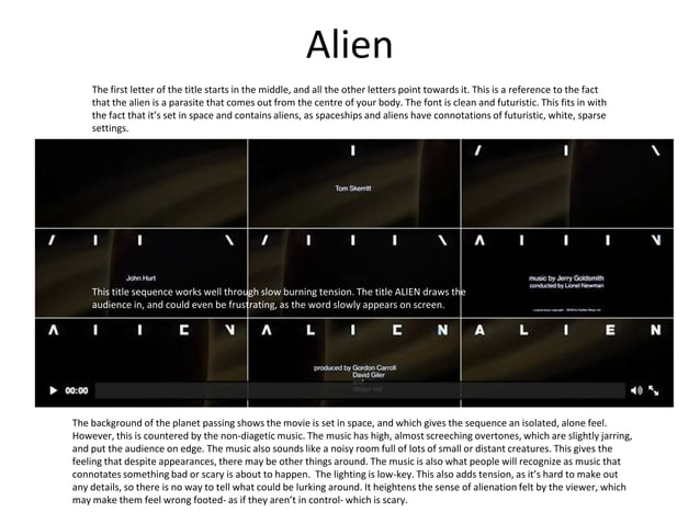 Analyse opening sequences 2 | PPT