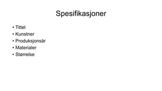 Enkel oppskrift på bildeanalyse | PPT