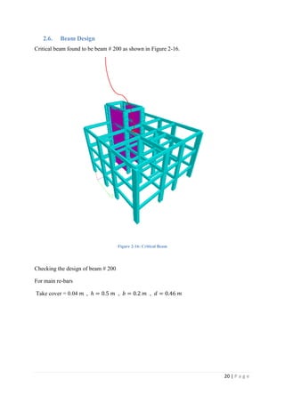 Analyses and Ddesign of a Two Storied RC Building | PDF