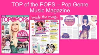 Analysing 3 Pop Music Magazines | PPTX
