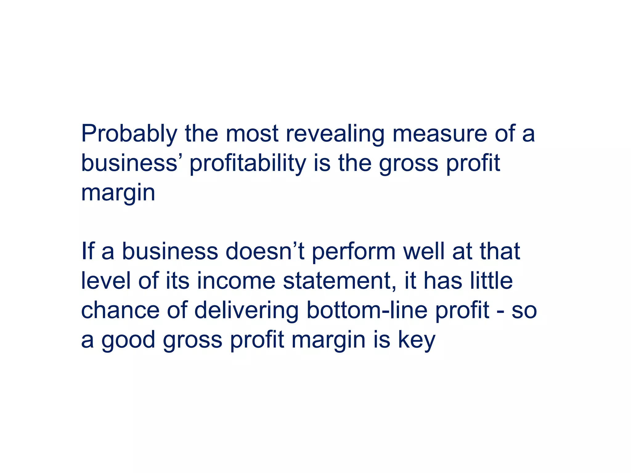 Analysing a business' gross profit margin | PDF