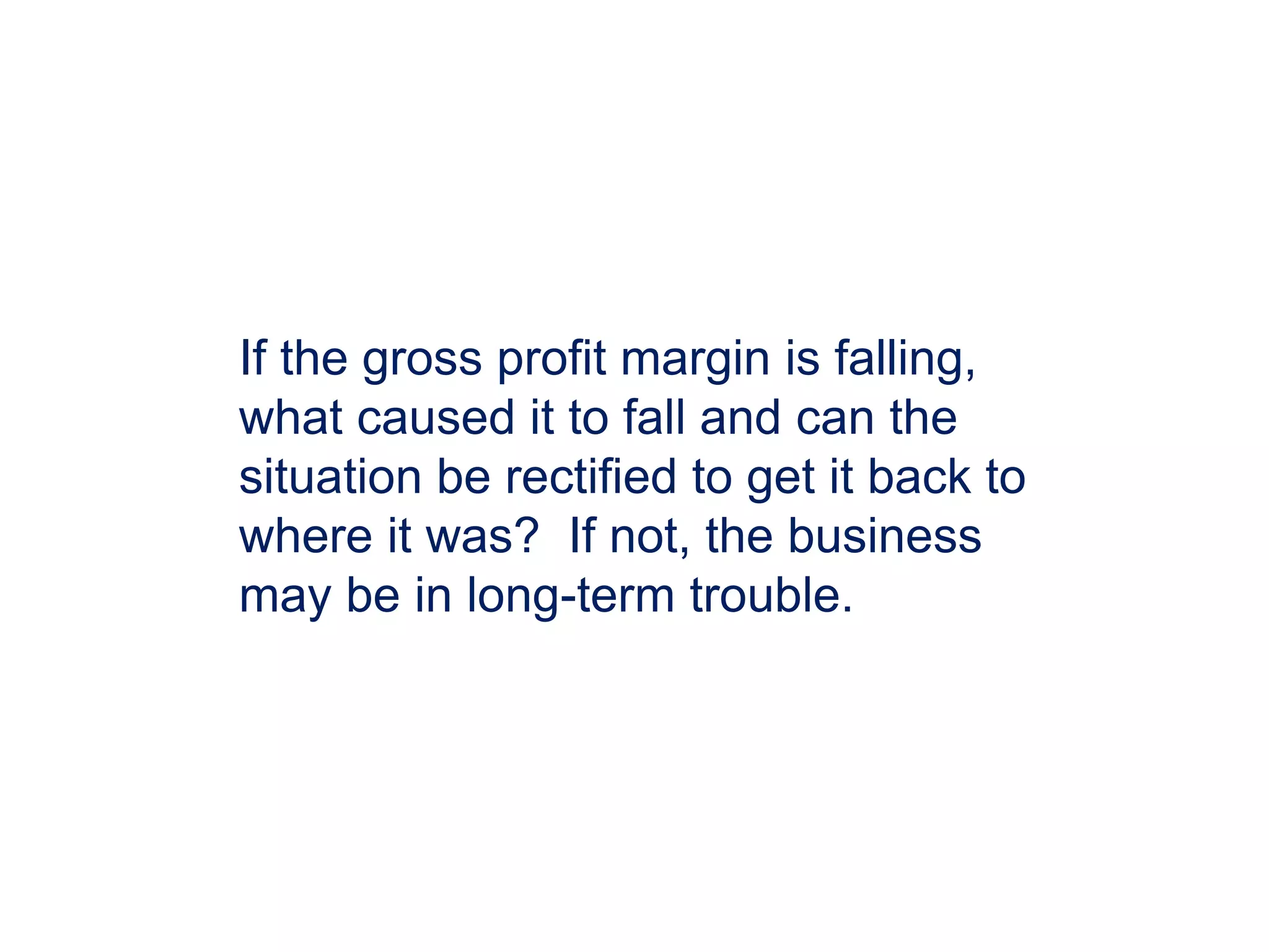 Analysing a business' gross profit margin | PDF