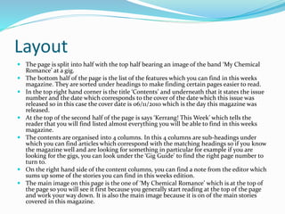 Analysing a Contents Page | PPTX