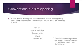 Analysing a film opening step brothers | PPTX
