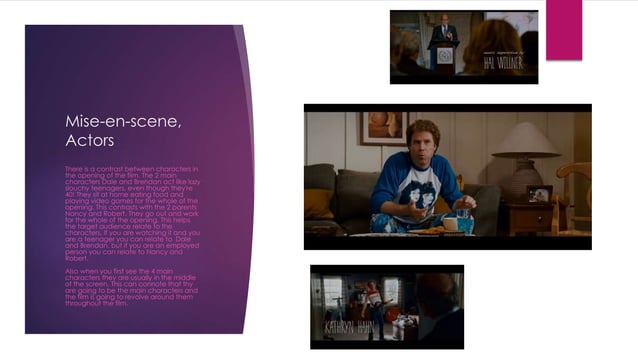 Analysing a film opening step brothers | PPTX | Television | Entertainment