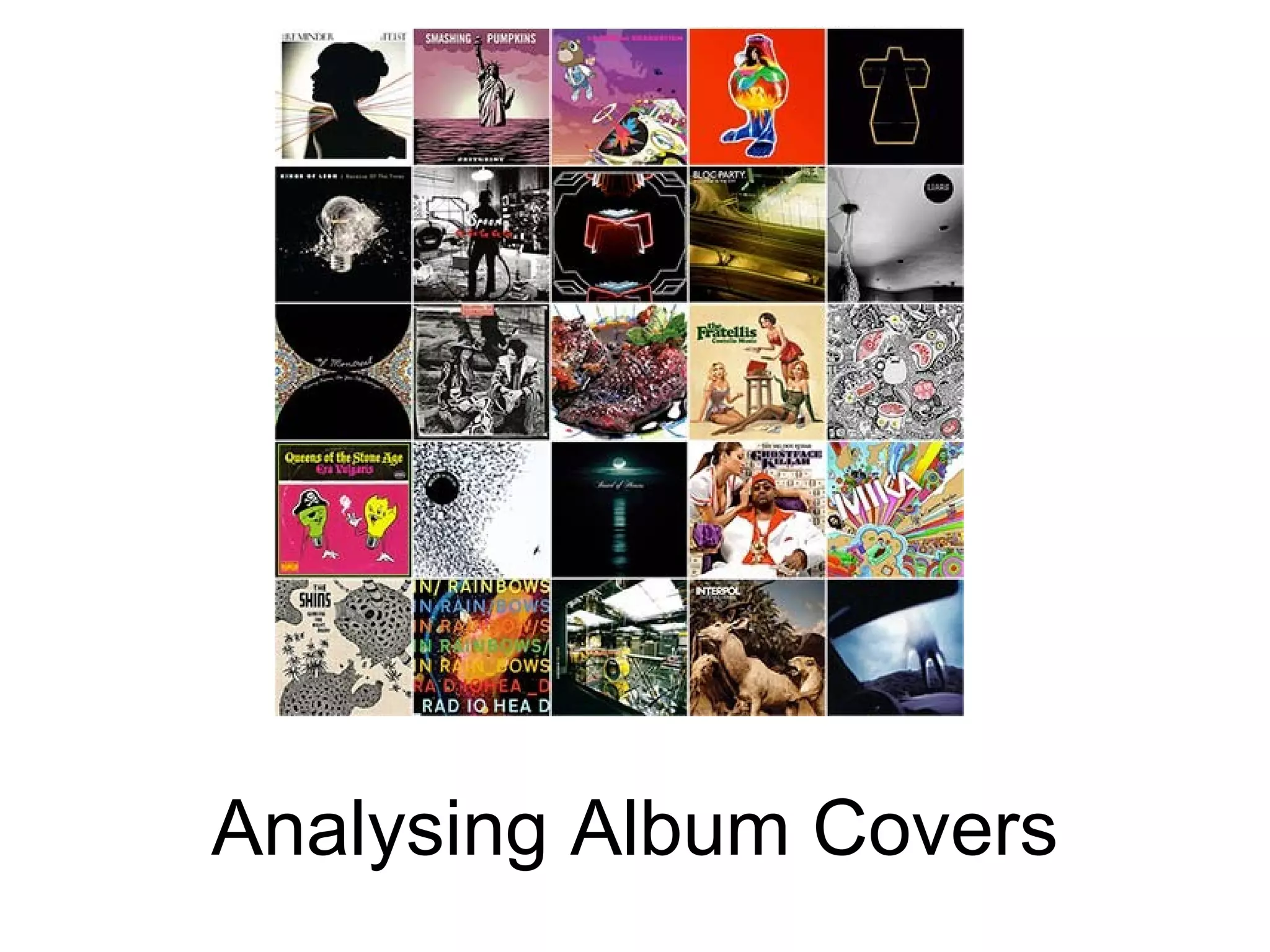 Analysing Album Covers | PPT