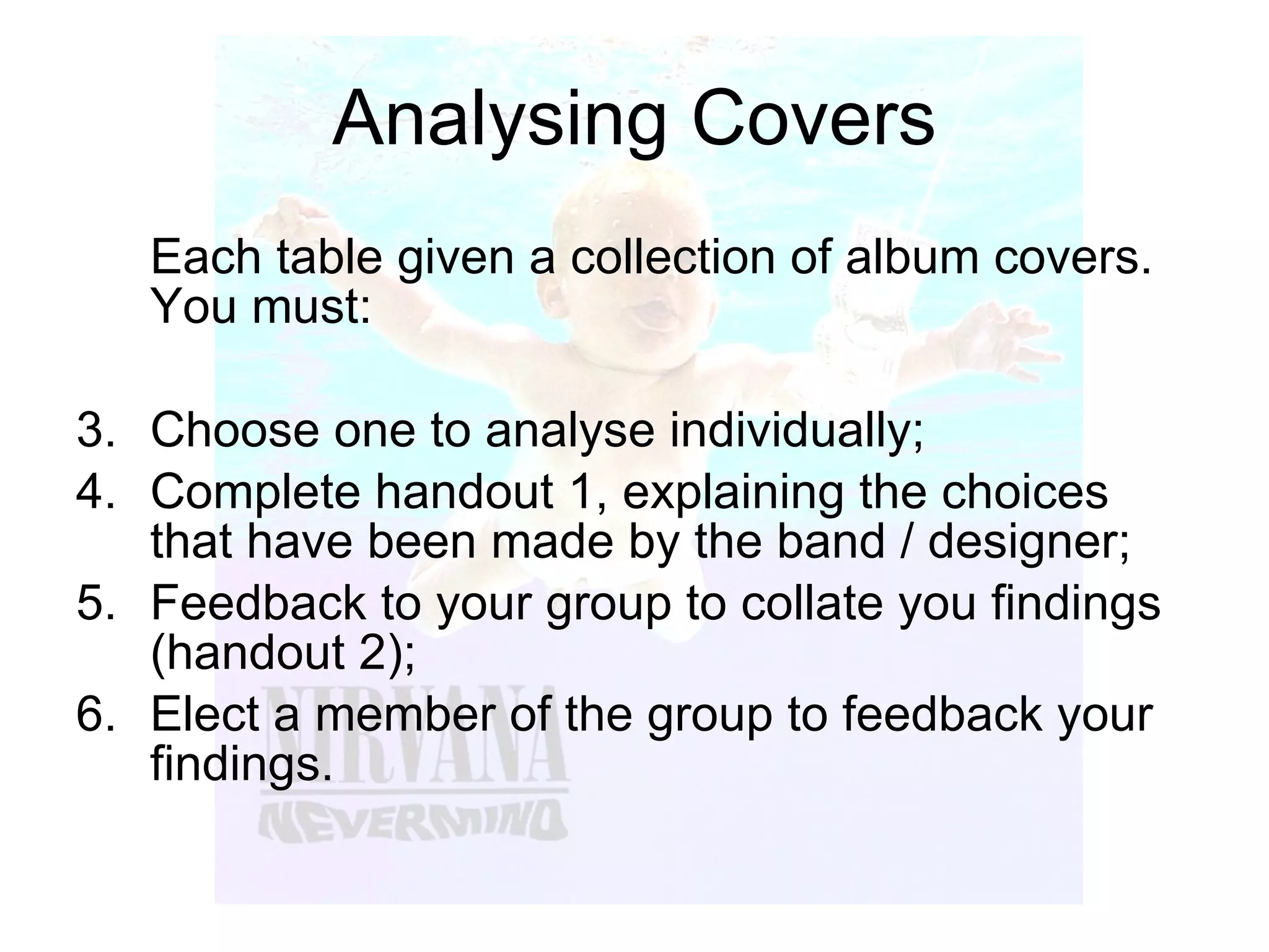 Analysing Album Covers | PPT