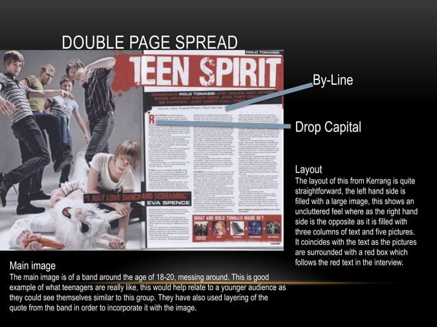 Analysing already established music magazine pages | PPT