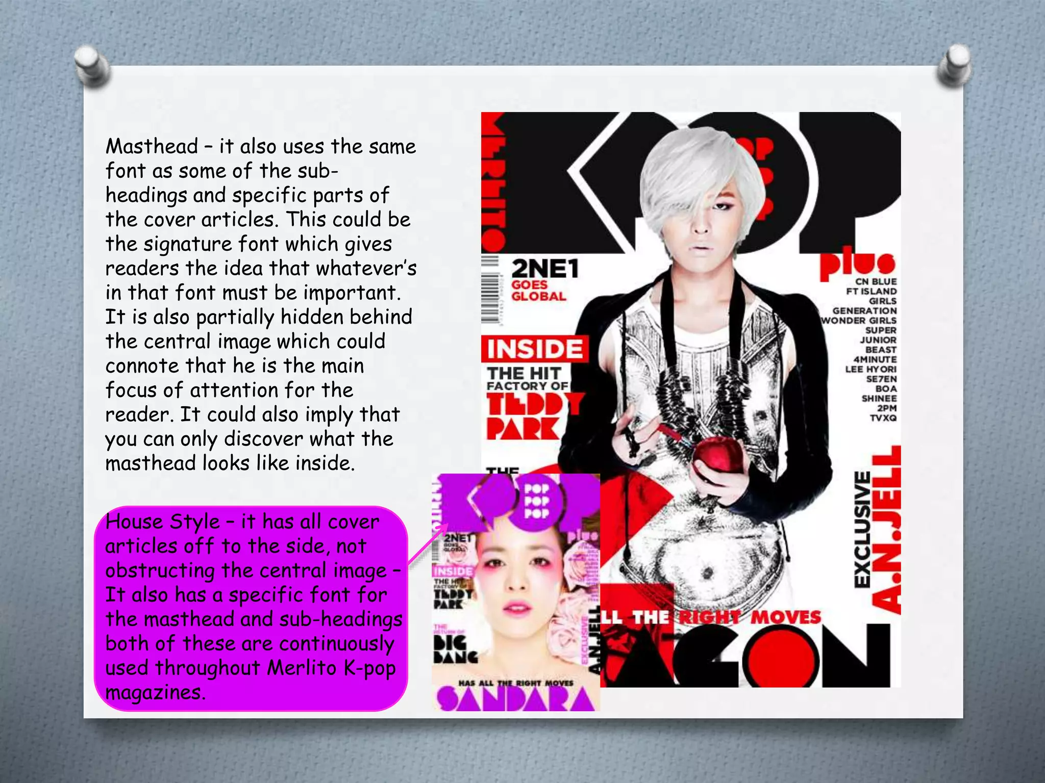 Analysing a magazine cover | PPTX