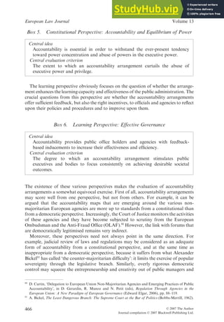 Analysing And Assessing Accountability A Conceptual Framework | PDF