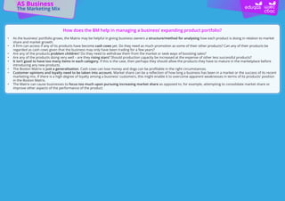 Analysing and Experiencing the marketing mix | PDF