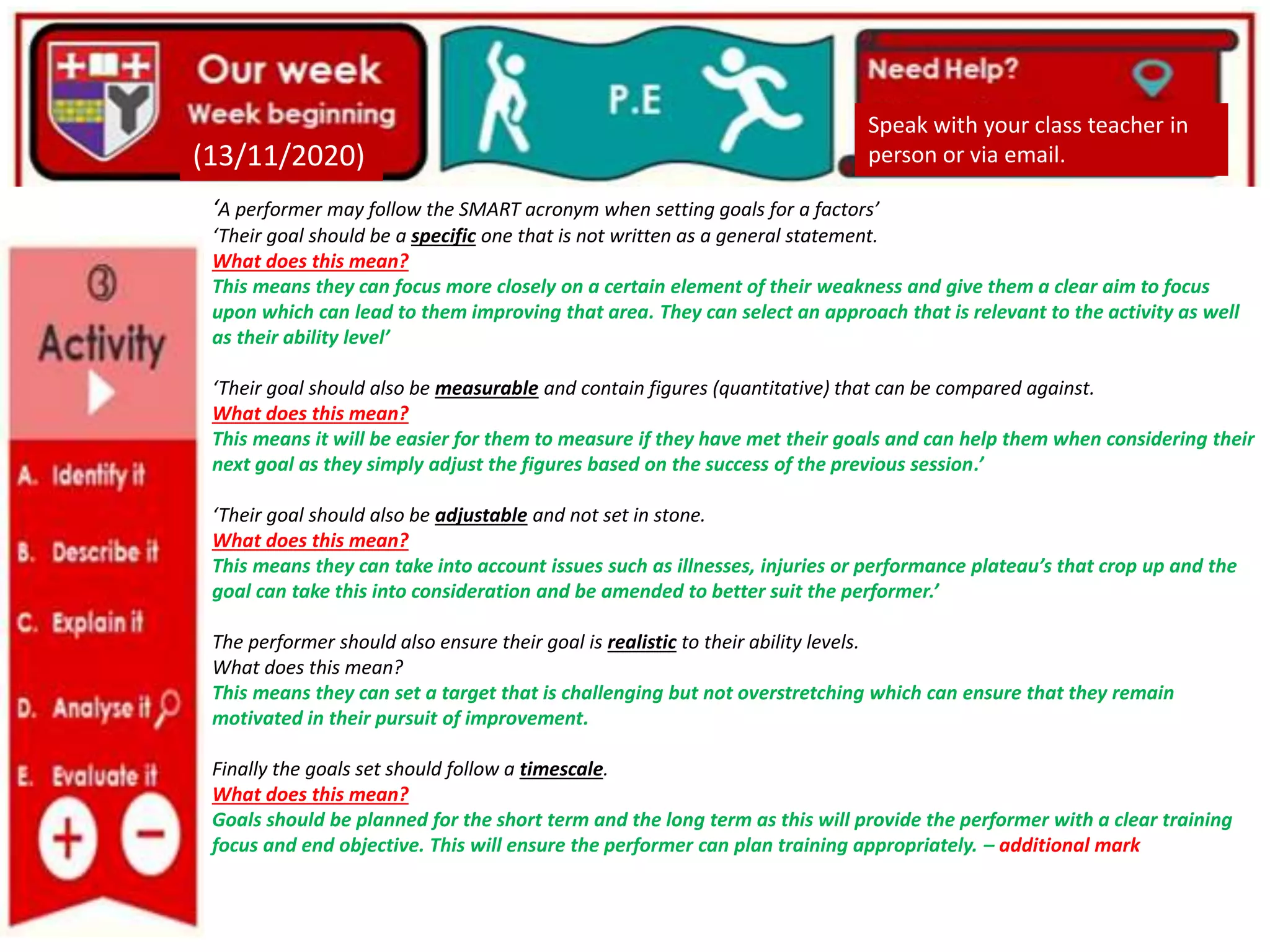 National 5 PE - Question 2g | PPTX
