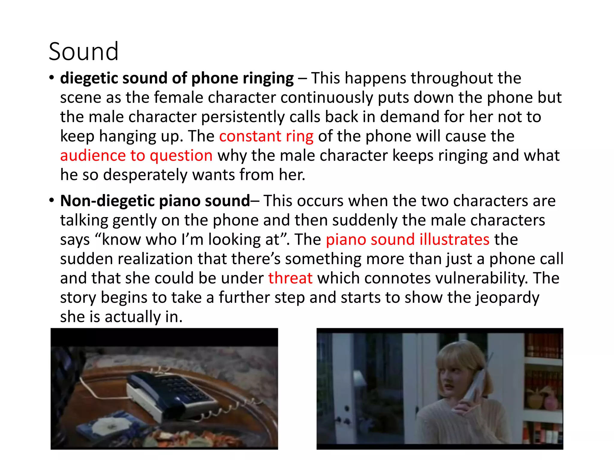 Analysing an opening sequence (scream) | PPTX | Horror | Genres