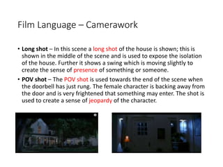 Analysing an opening sequence (scream) | PPTX