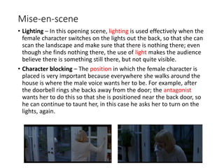 Analysing an opening sequence (scream) | PPTX | Horror | Genres