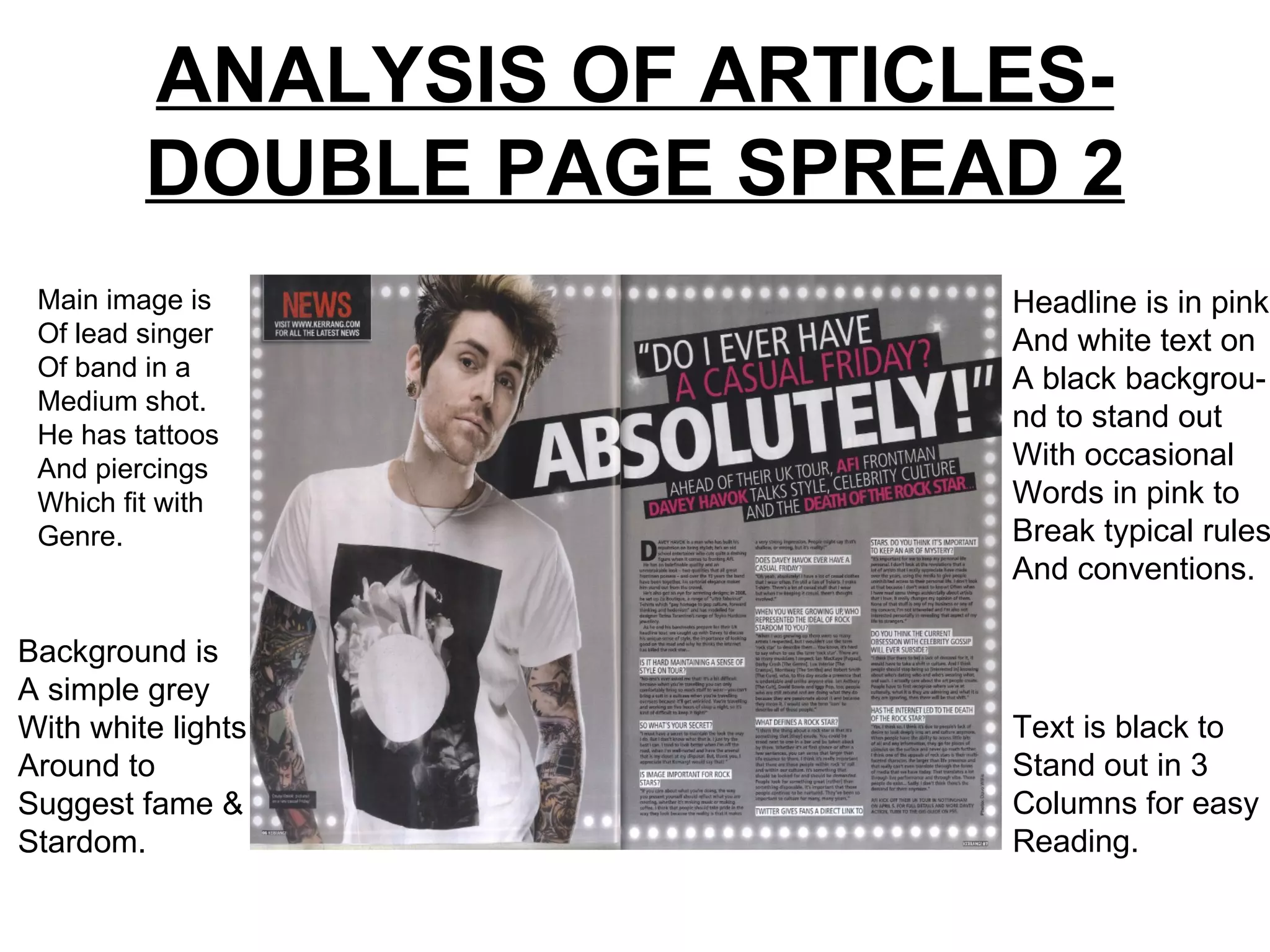 Analysing Magazine Articles | PPT | Hip Hop Music | Music