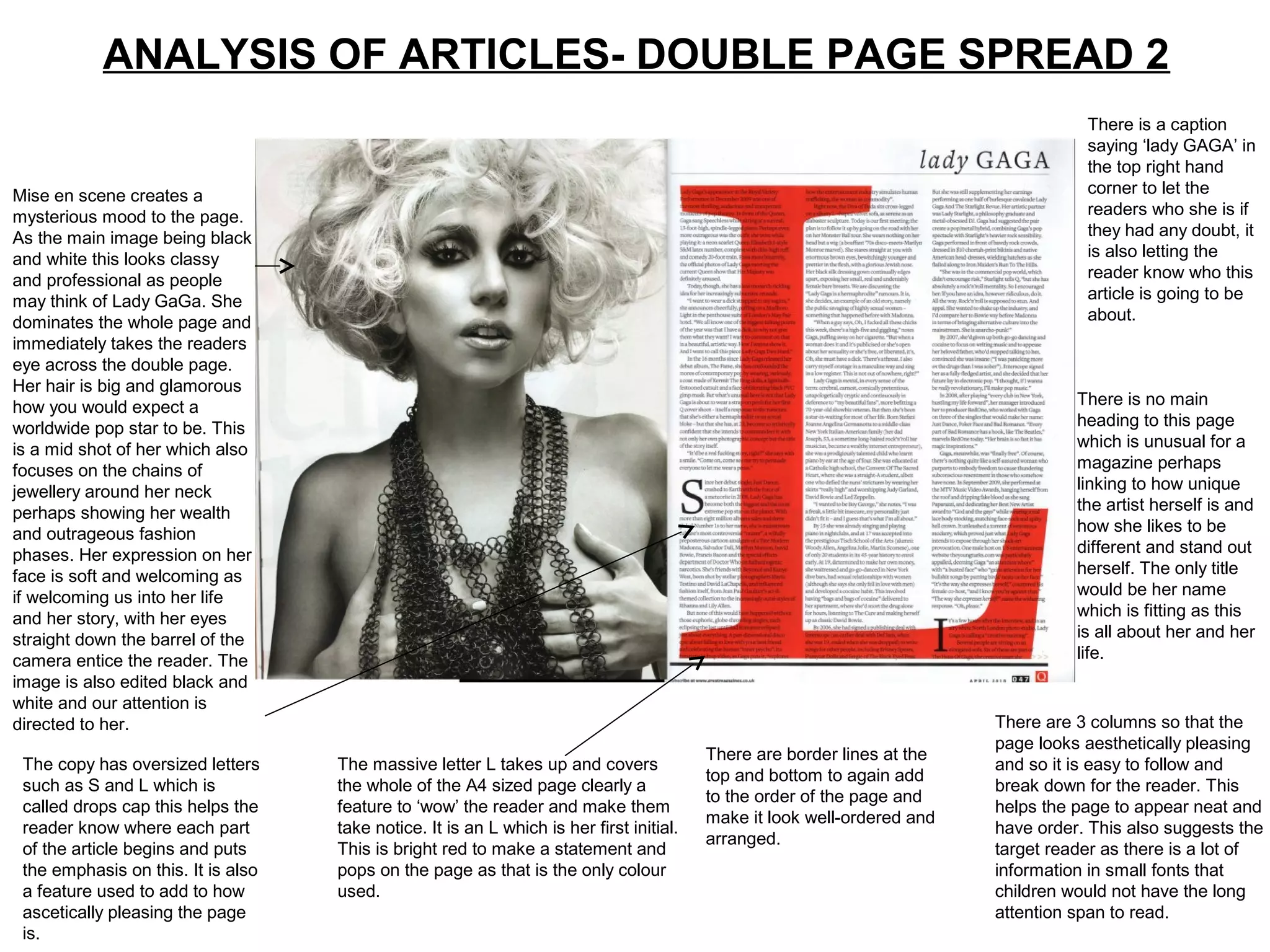Analysing articles dizzee mag ppt | PPT