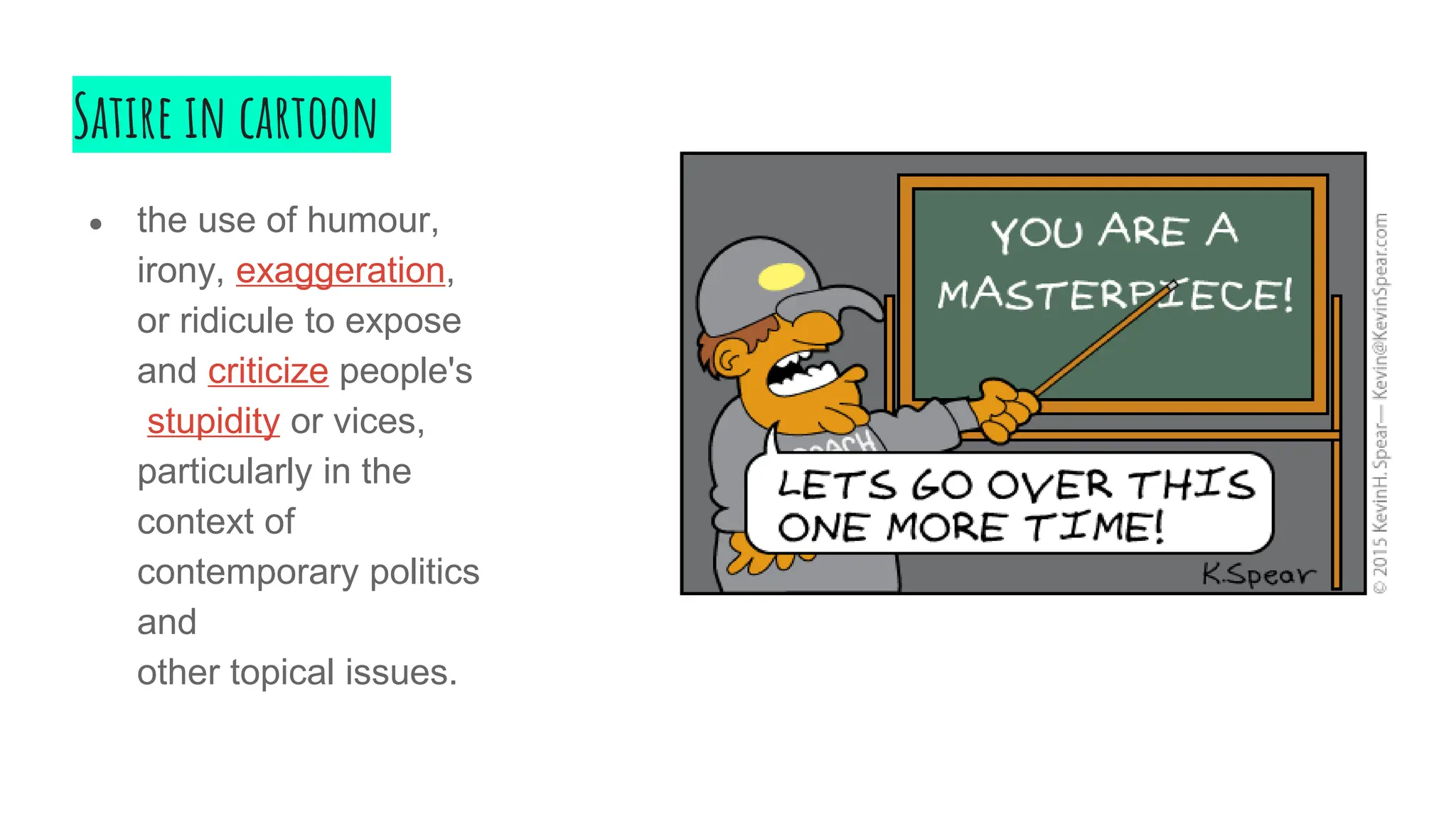 How to analyse cartoons in iB English language and lit | PPTX