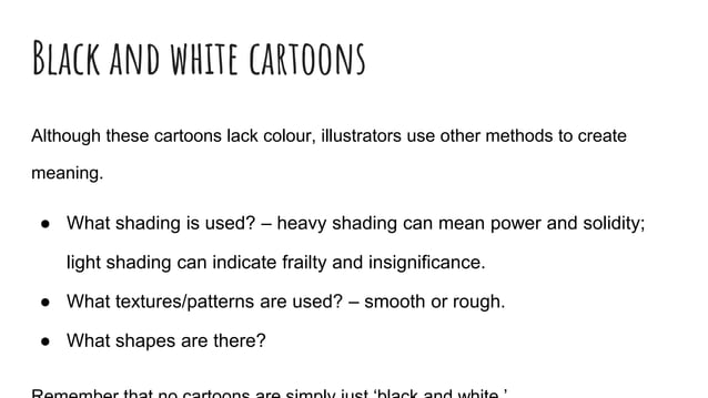 How to analyse cartoons in iB English language and lit | PPTX | Comedy ...
