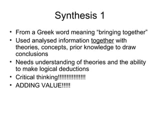 Analysing case studies perspective 3 | PPT