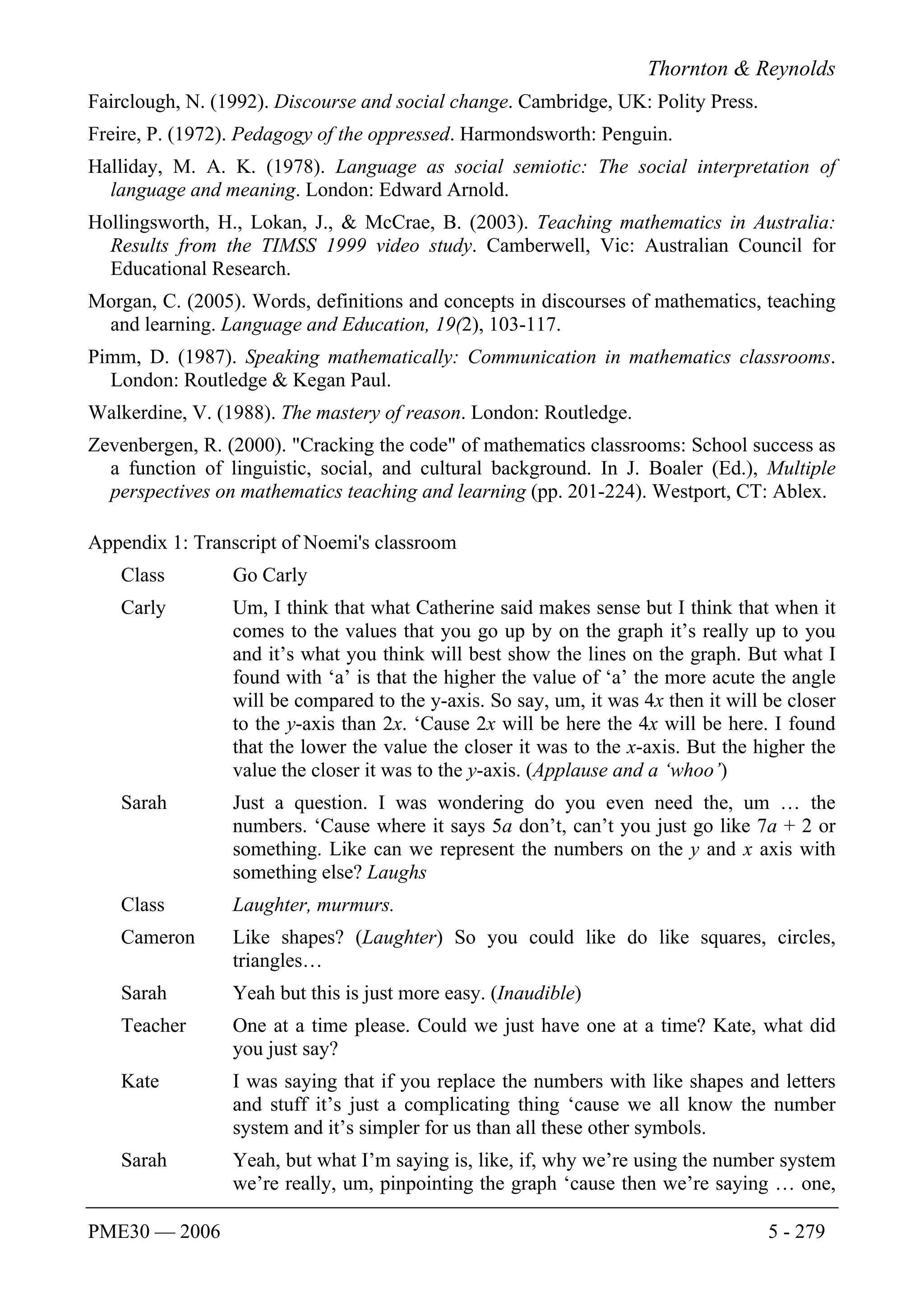 Analysing Classroom Interactions Using Critical Discourse Analysis Pdf