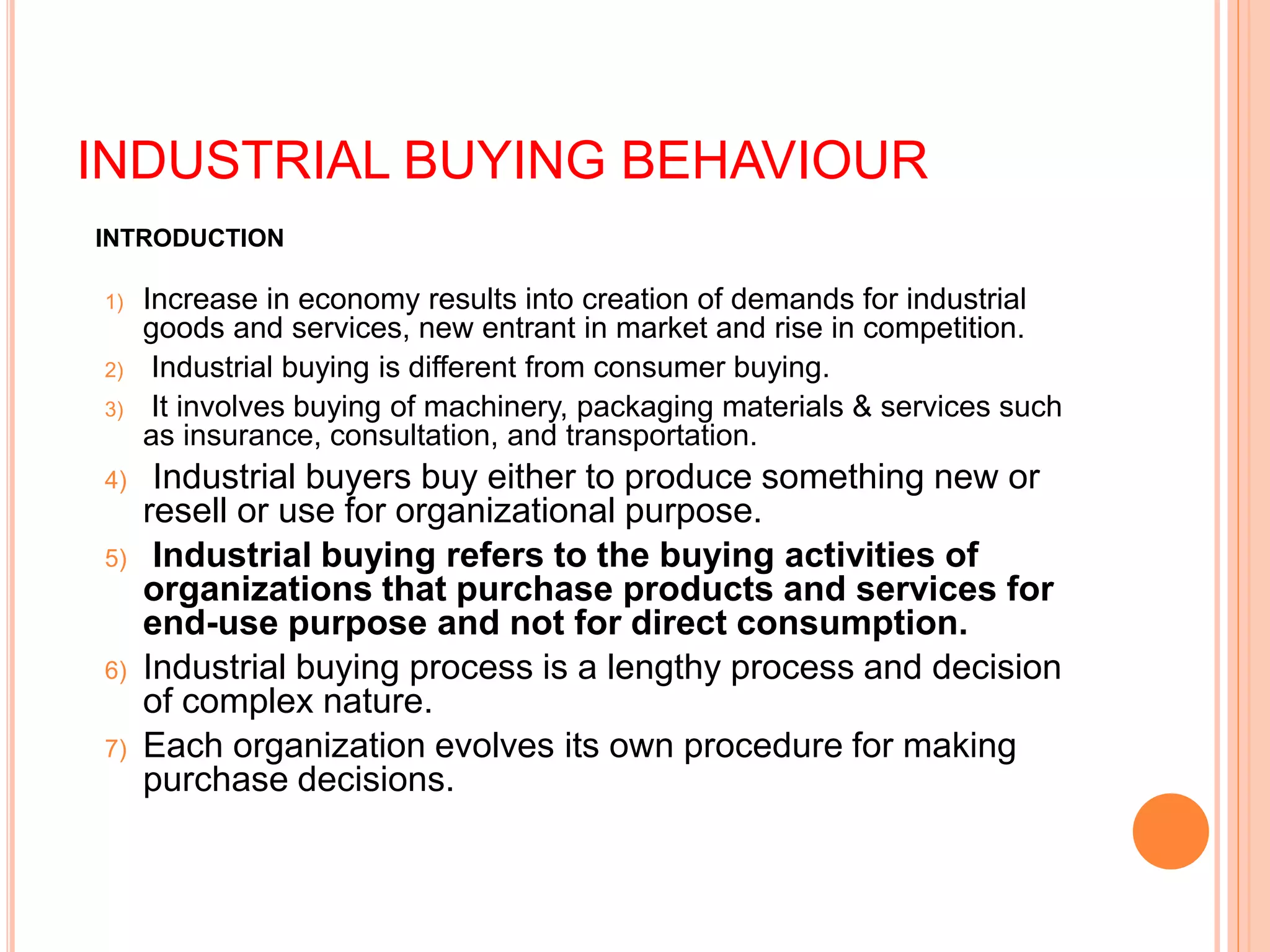 Analysing consumer buying behaviour and industrial buying behaviour | PPTX