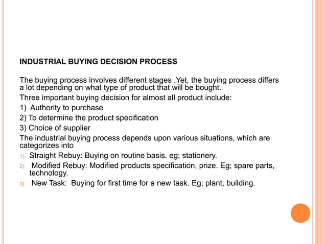 Analysing consumer buying behaviour and industrial buying behaviour | PPTX