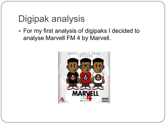 Analysing digipaks 3 | PPTX