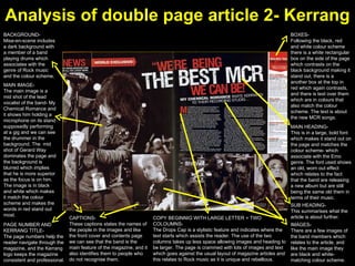 Analysing magazine double page articles | PPT | Hip Hop Music | Music