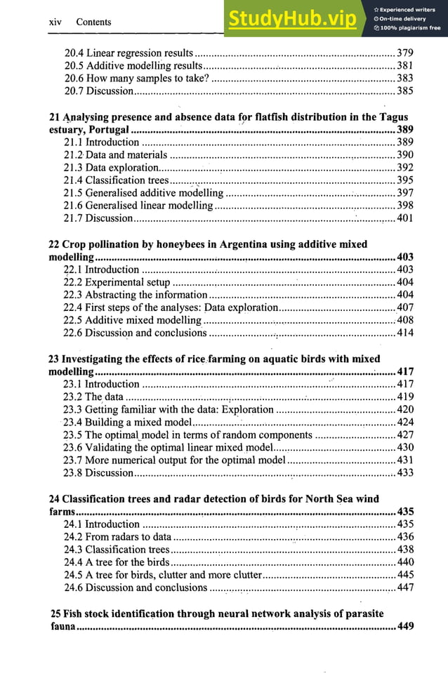 Analysing Ecological Data | PDF | Science