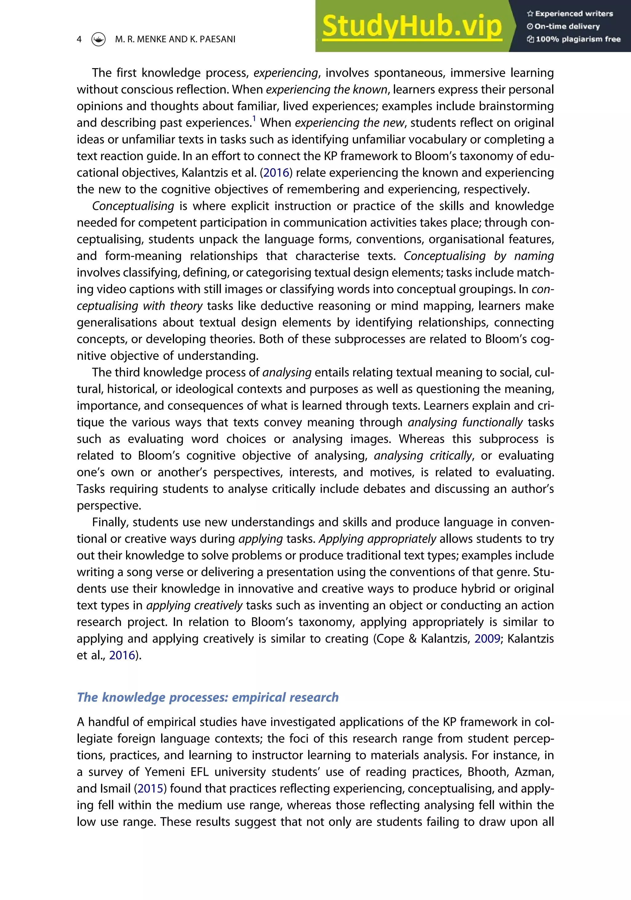 Analysing Foreign Language Instructional Materials Through The Lens Of The Multiliteracies ...
