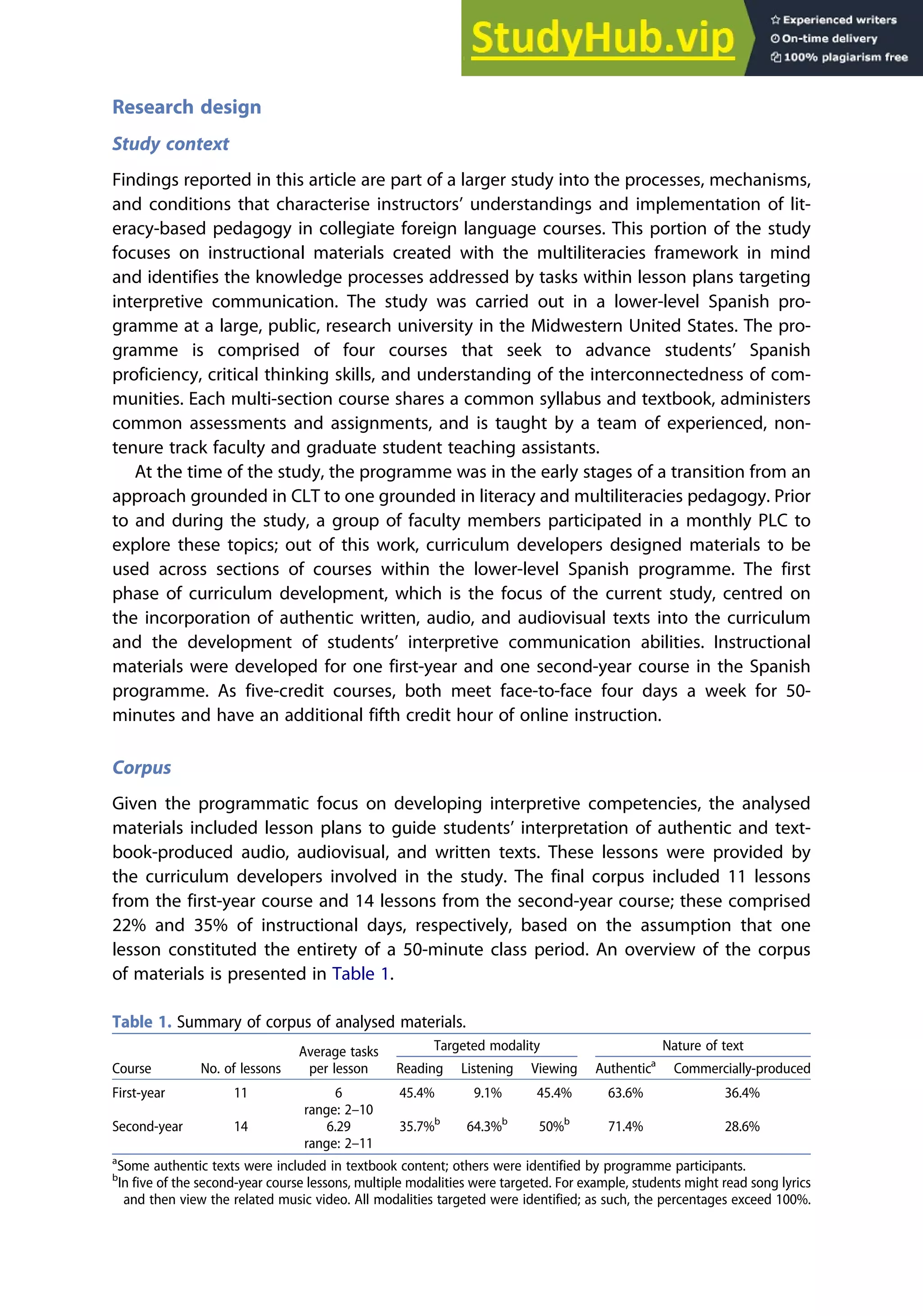 Analysing Foreign Language Instructional Materials Through The Lens Of ...