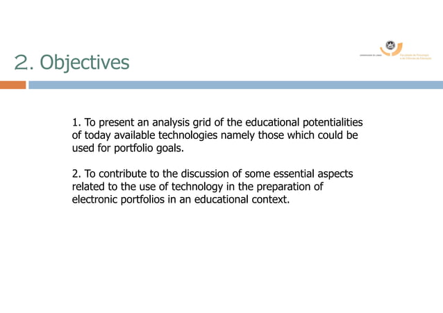 Analysing ICT Tools For The Portfolios Educational Goals | PDF