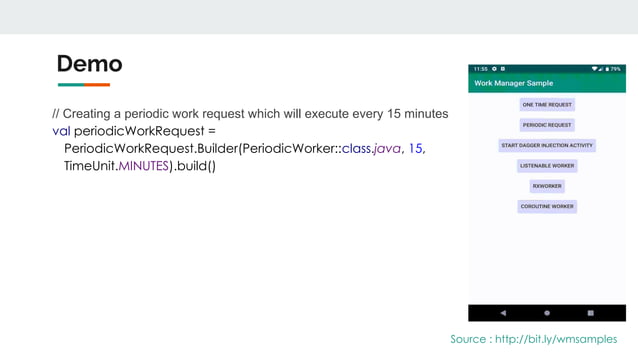 Analysing in depth work manager | PPT