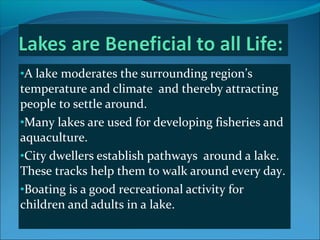 Analysing lakes | PPT