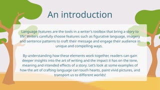 Analysing Language Features in Literature English Presentation in Soft ...