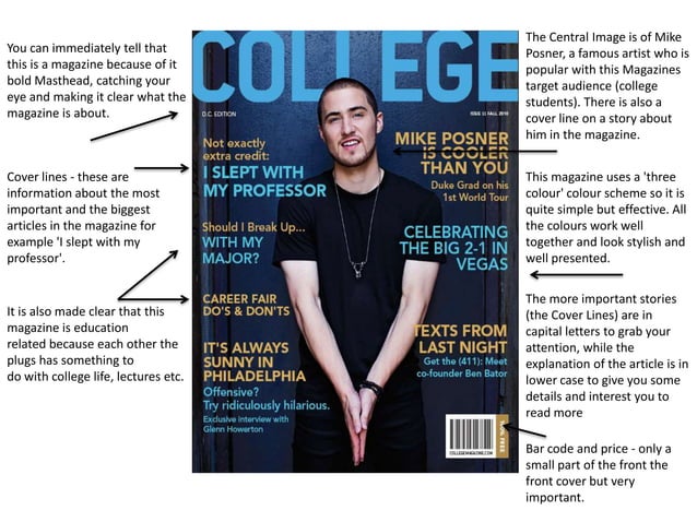 Analysing magazine covers | PPT