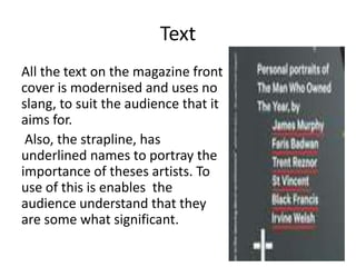 Analysing magazine covers media new | PPT