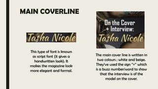 Analysing magazine covers | PPT