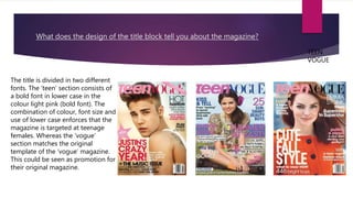 Analysing music magazines | PPTX