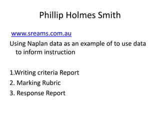 Analysing naplan | PPTX