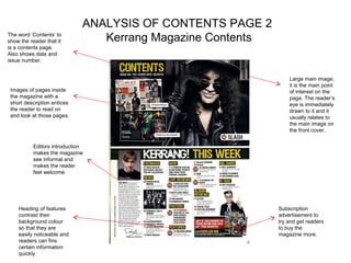 Analysing nme contents page | PPT