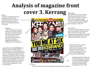 Analysing nme dizzee cover prep for blog ppt | PPT | Adult Contemporary ...