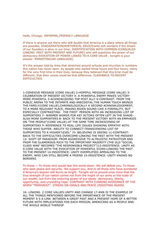 Analysing Obamas Victory Speech | DOC