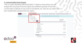 Analysing Odoo 17 Balance sheet report - Odoo Slides | PPTX