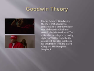 Analysing of a music video | PPTX