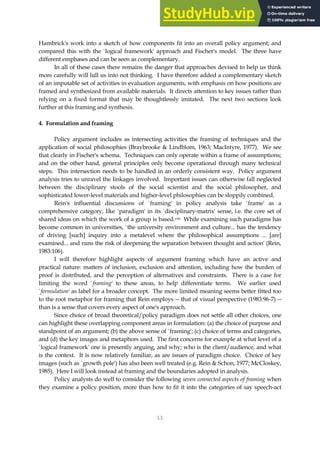 Analysing Policy Arguments | PDF